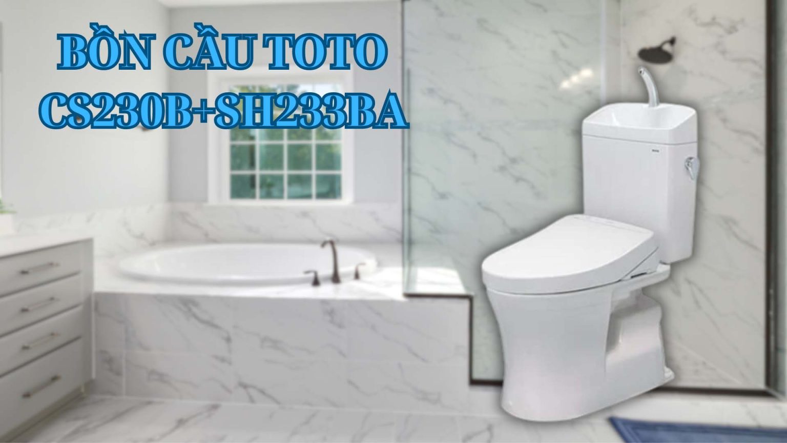 Bồn cầu TOTO CS230B+SH233BA