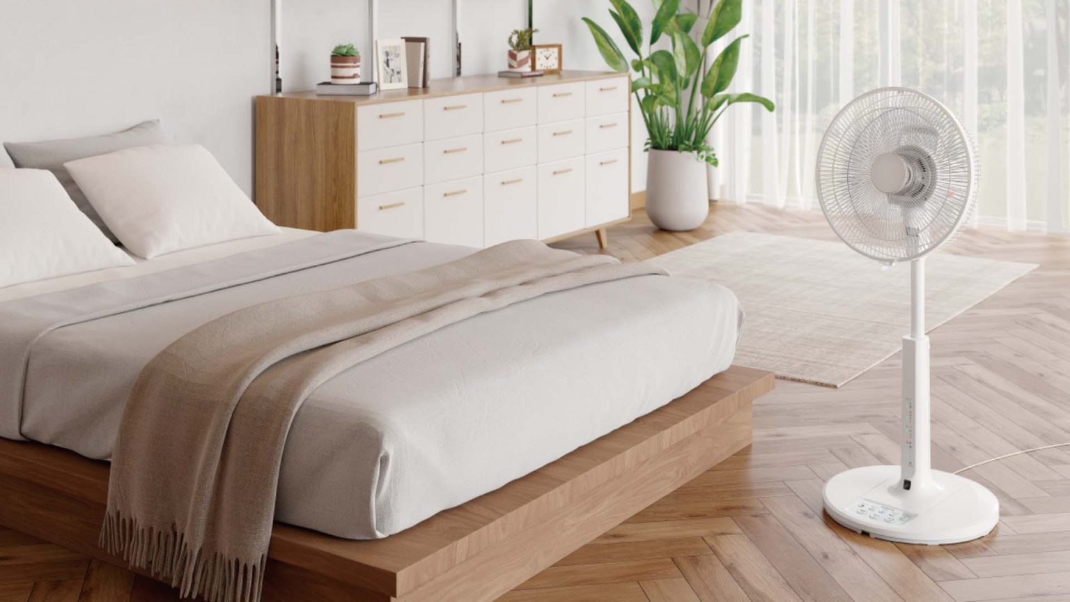 Quạt cây Hitachi HEF-DL300F Model 2024