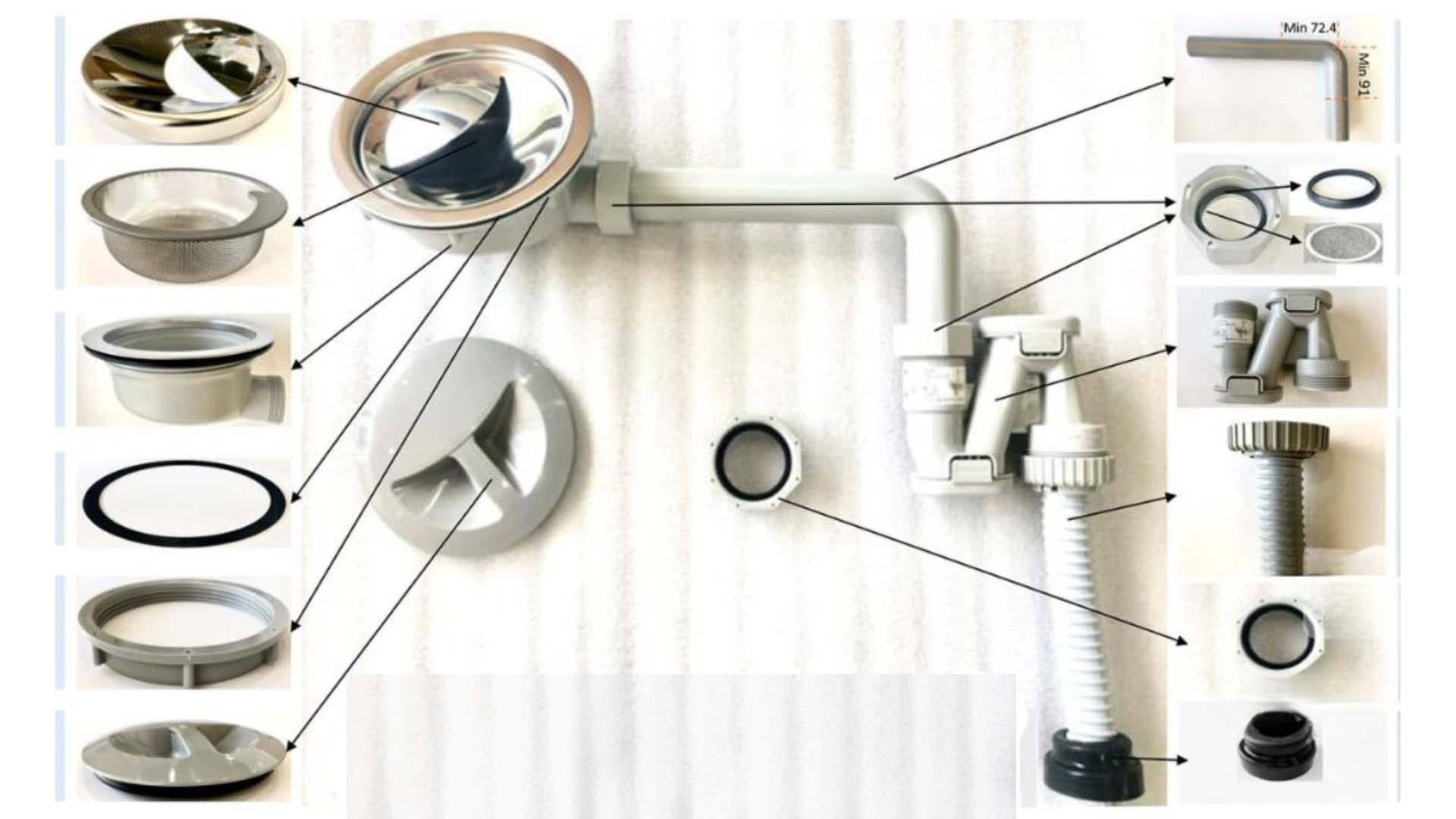 Chậu rửa Shigeru JSL-K 2F FS Hệ 1 Ray